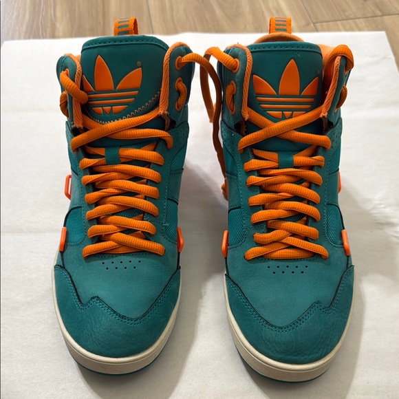 adidas | Shoes | Adidas Round House Instinct Sneaker Shoes Green Orange ...